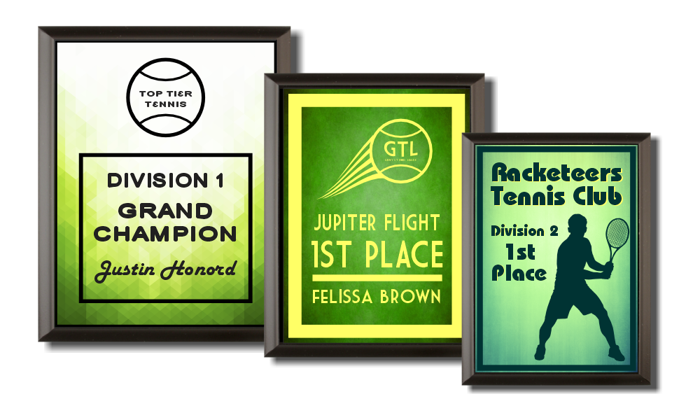 Tennis Plaques | A-1 Awards, Inc.