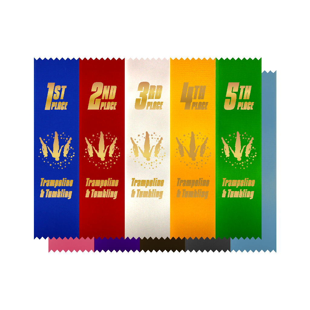 Trampoline & Tumbling Placement Ribbon | A-1 Awards, Inc.