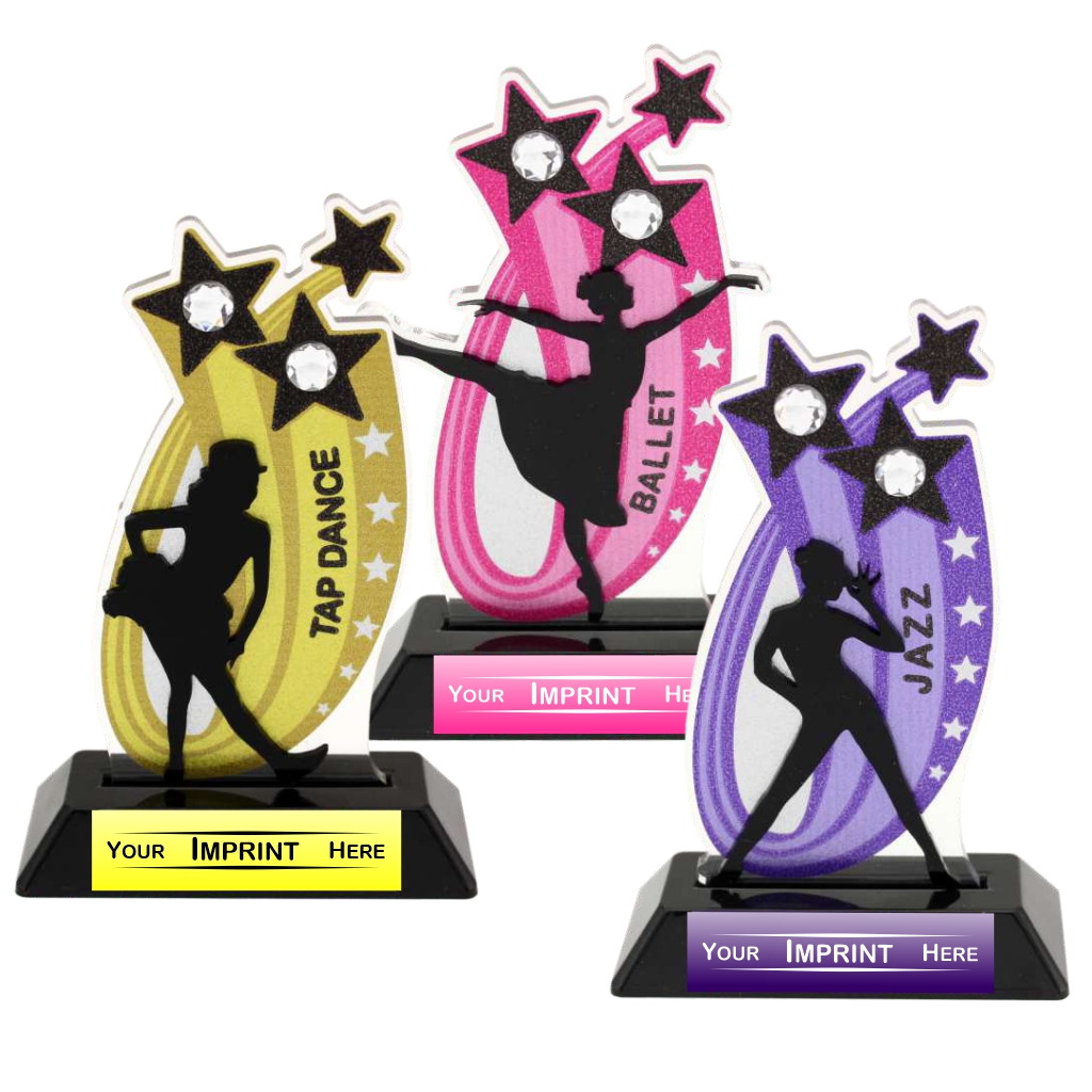 Dance GEM Series Stock Acrylic Trophy | A-1 Awards, Inc.