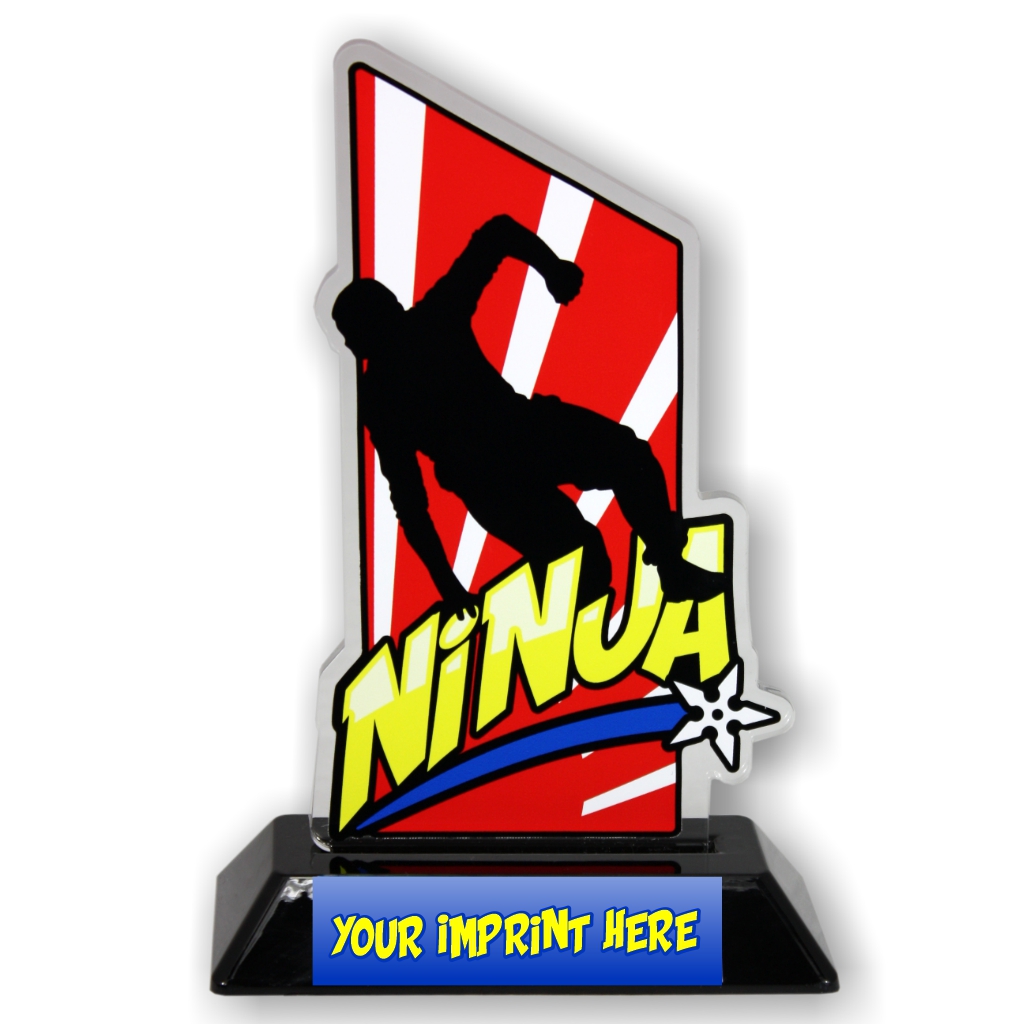 7" Ninja Acrylic | A-1 Awards, Inc.